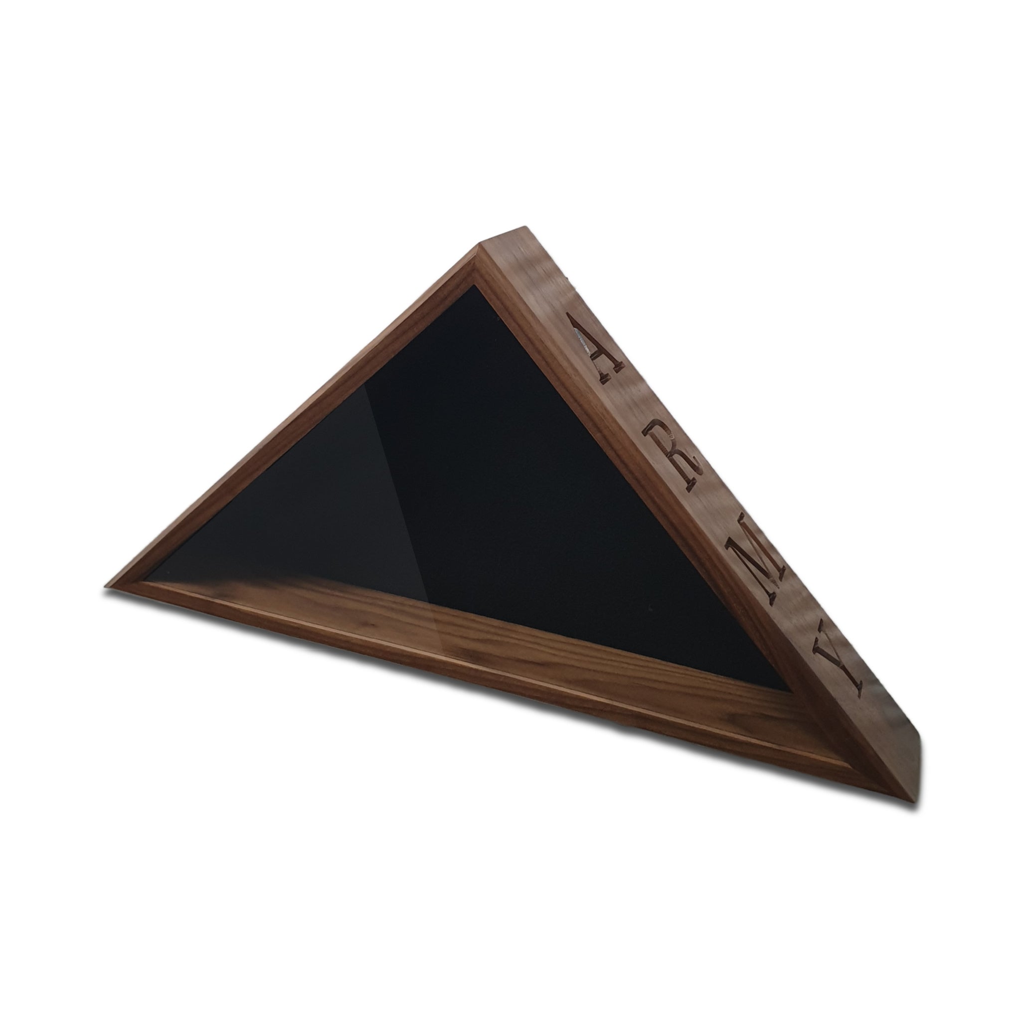 U.S. ARMY - Walnut Burial Flag Display Case (5' x 9.5' Flag) - Legacies ...