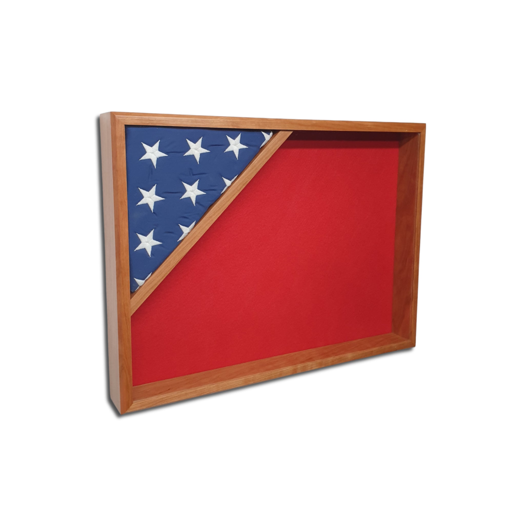 Cherry 18"x24" Horizontal Shadow Box - American Made-Veteran Built ...