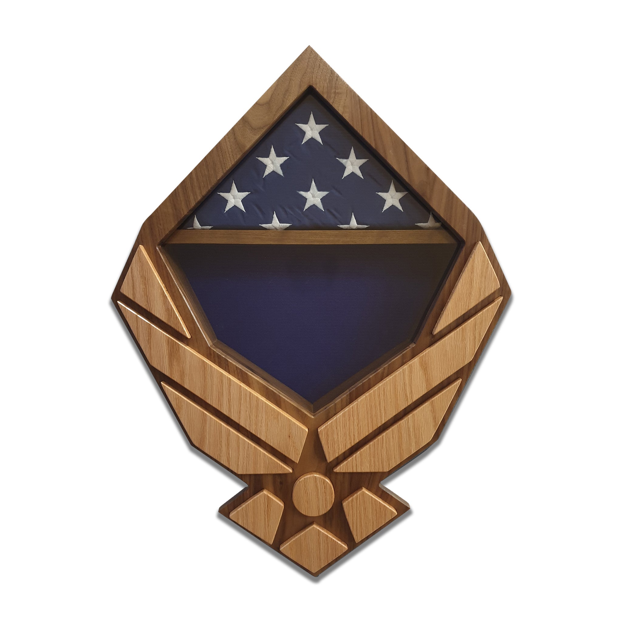 US Air Force Wings Shadow Box - American Made-Veteran Built™ - Legacies ...