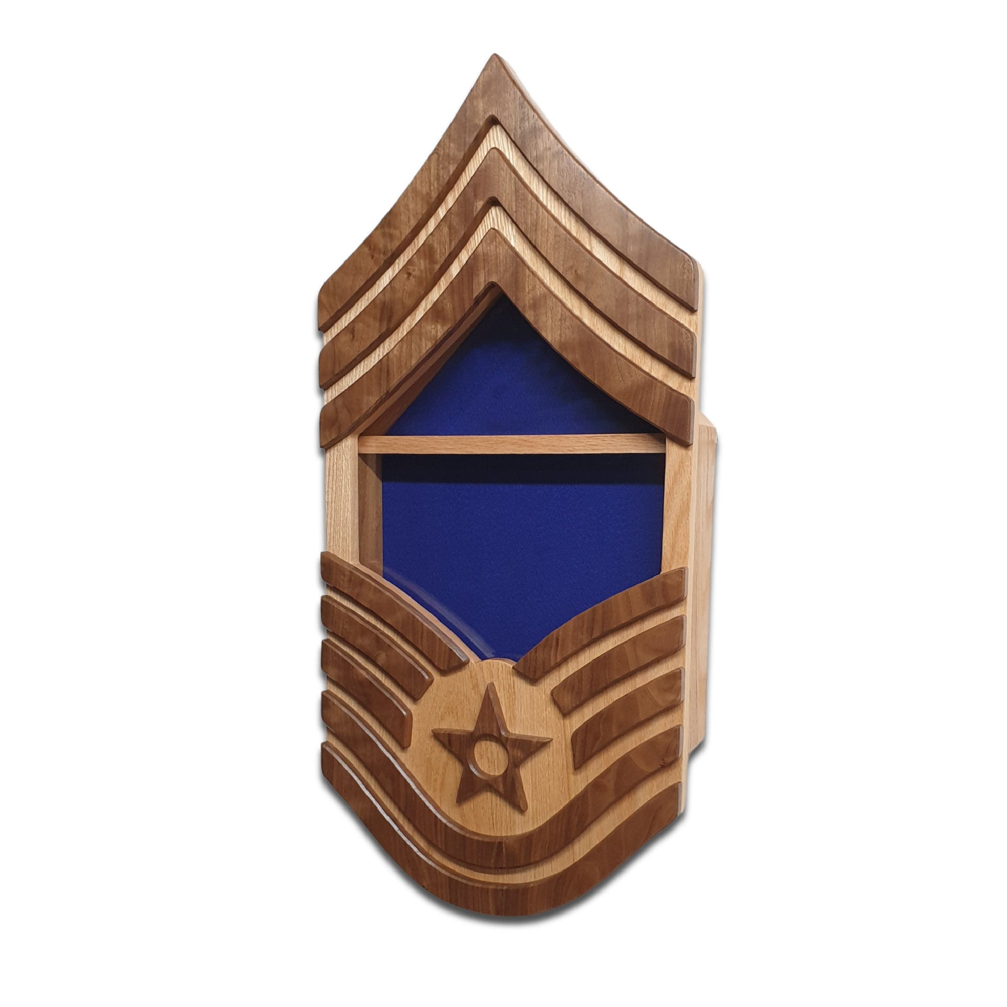USAF CMSgt Shadow Box - American Made - Veteran Built™ - Legacies of ...