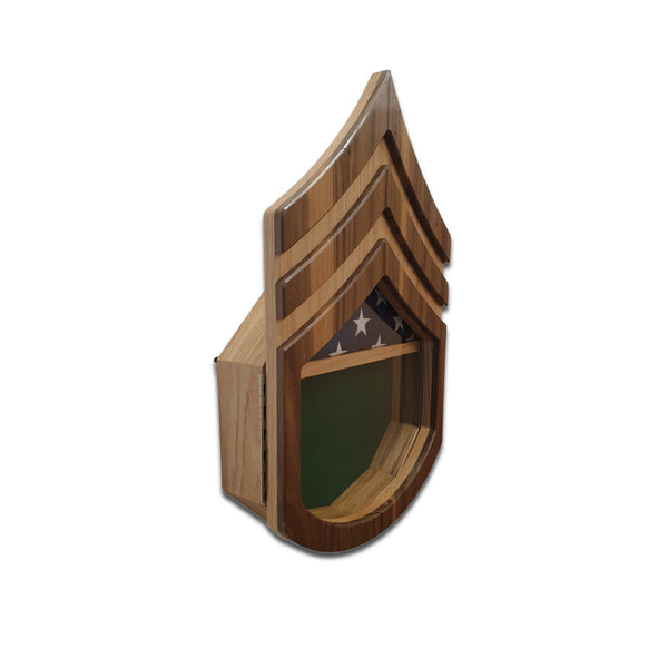 US Army Staff Sergeant (E6) Shadow Box - American Made-Veteran Built ...