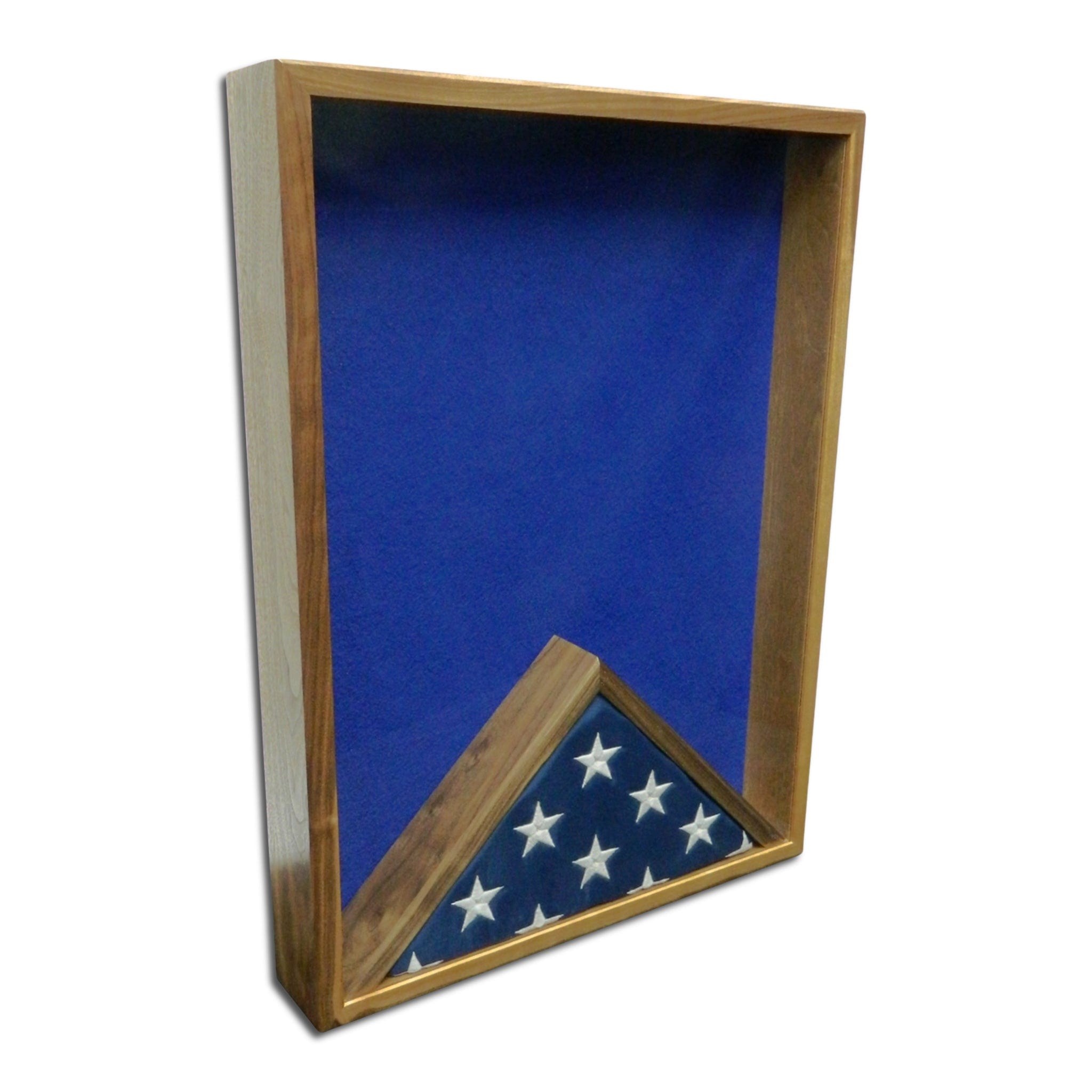 Walnut 18" x 24" Vertical Shadow Box - American Made-Veteran Built ...