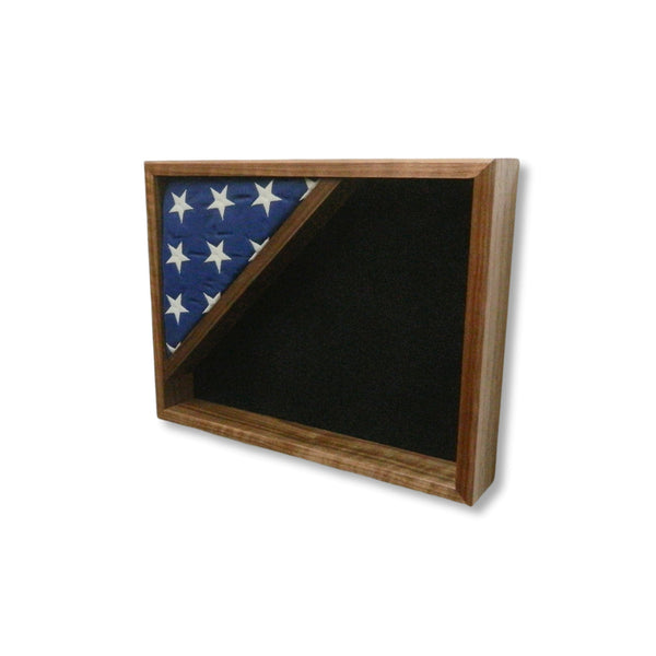 Walnut 14" x 18" Horizontal Shadow Box - American Made-Veteran Built ...